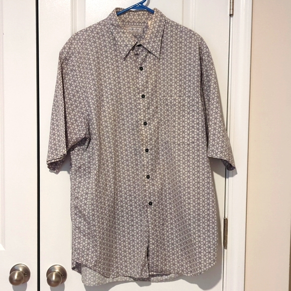 Murano | Shirts | Murano 0 Cotton Shirt Men Short Sleeve Shirt Large ...